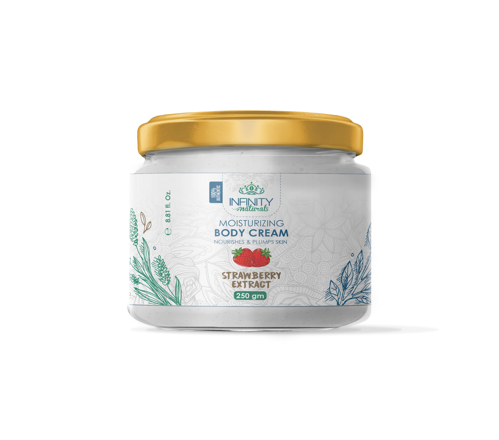 Moisturizing Body Cream Strawberry Extract – Infinity Clinic Pharma