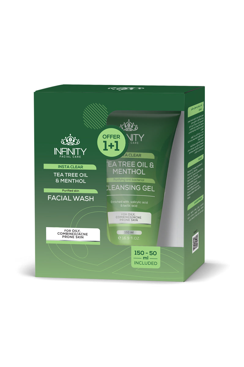 Infinity Facial Care Insta Clear Facial Wash - Promopack – Infinity ...