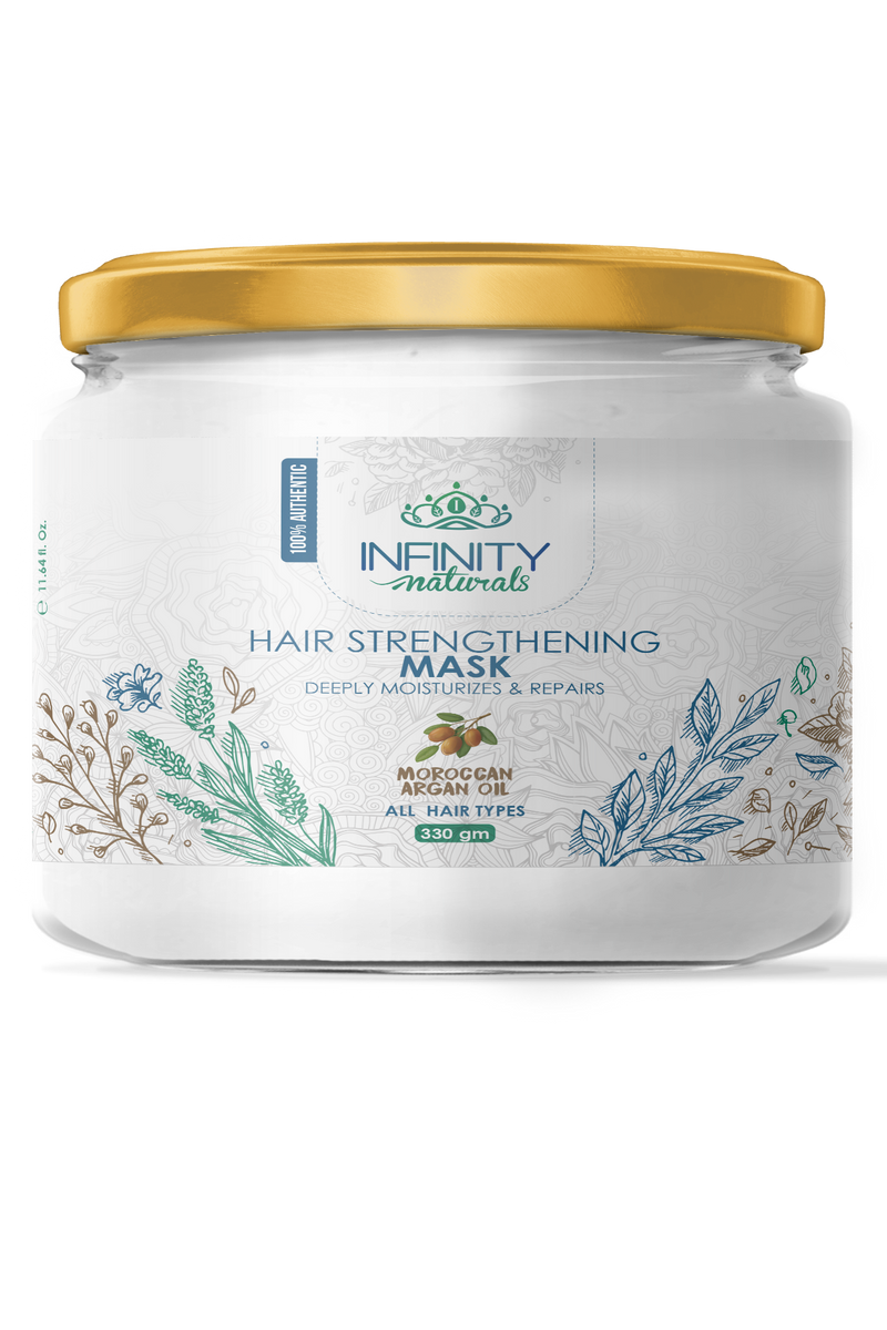 Infinity Naturals Moroccan Argan Oil Hair Strengthening Mask – Infinity Clinic Pharma