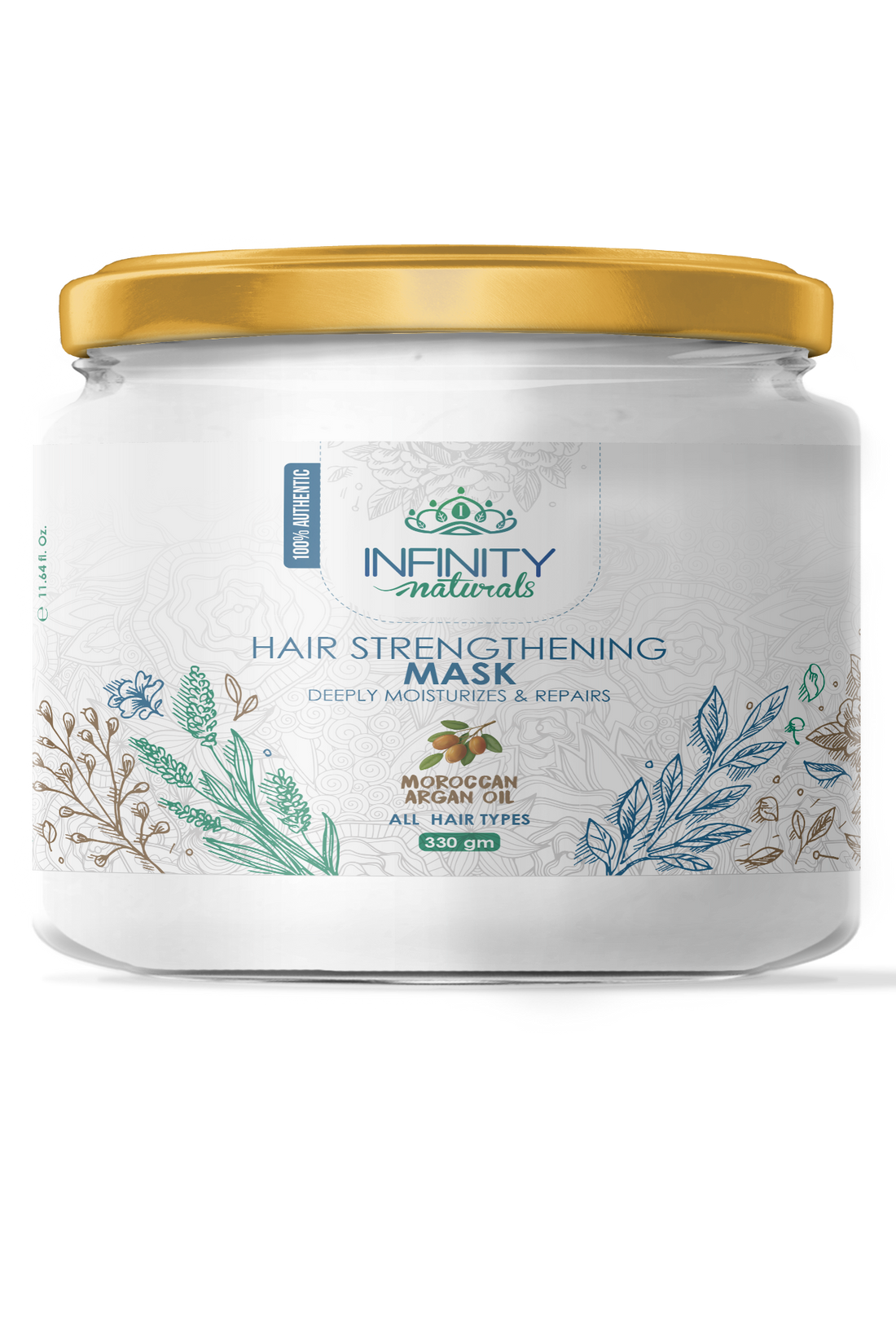 Infinity Naturals Moroccan Argan Oil Hair Strengthening Mask – Infinity ...