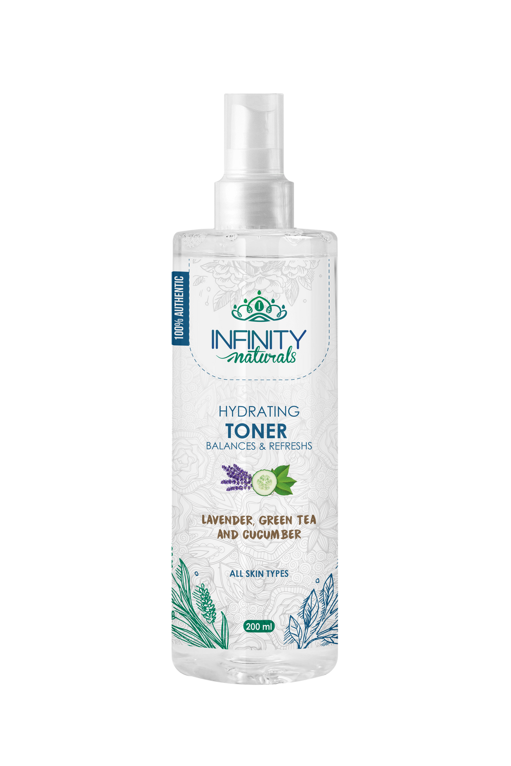Infinity Naturals Hydrating Toner Lavender , Green Tea , Cucumber ...