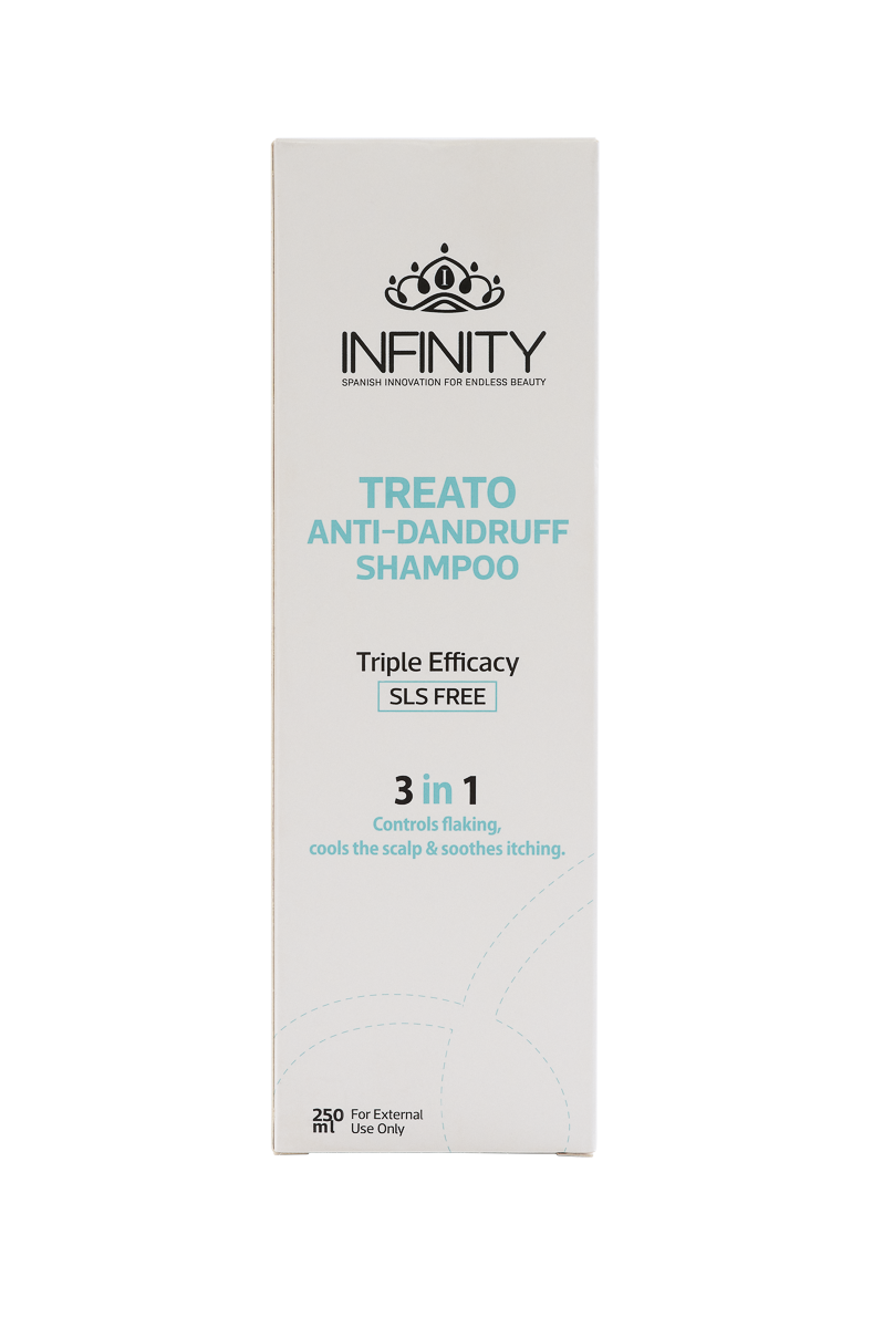Treato Anti Dandruff Shampoo 250ml – Infinity Clinic Pharma