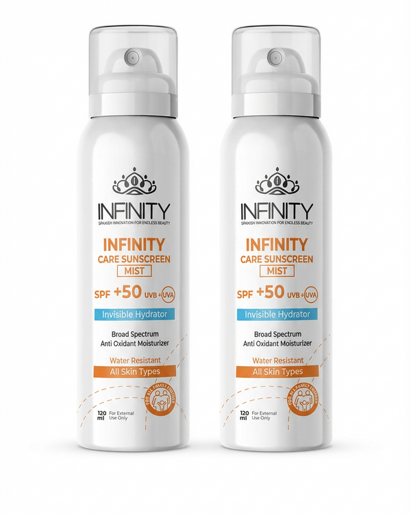 Sunscreen Mist Lotion SPF50+ Promopack | Infinity Clinic Pharma