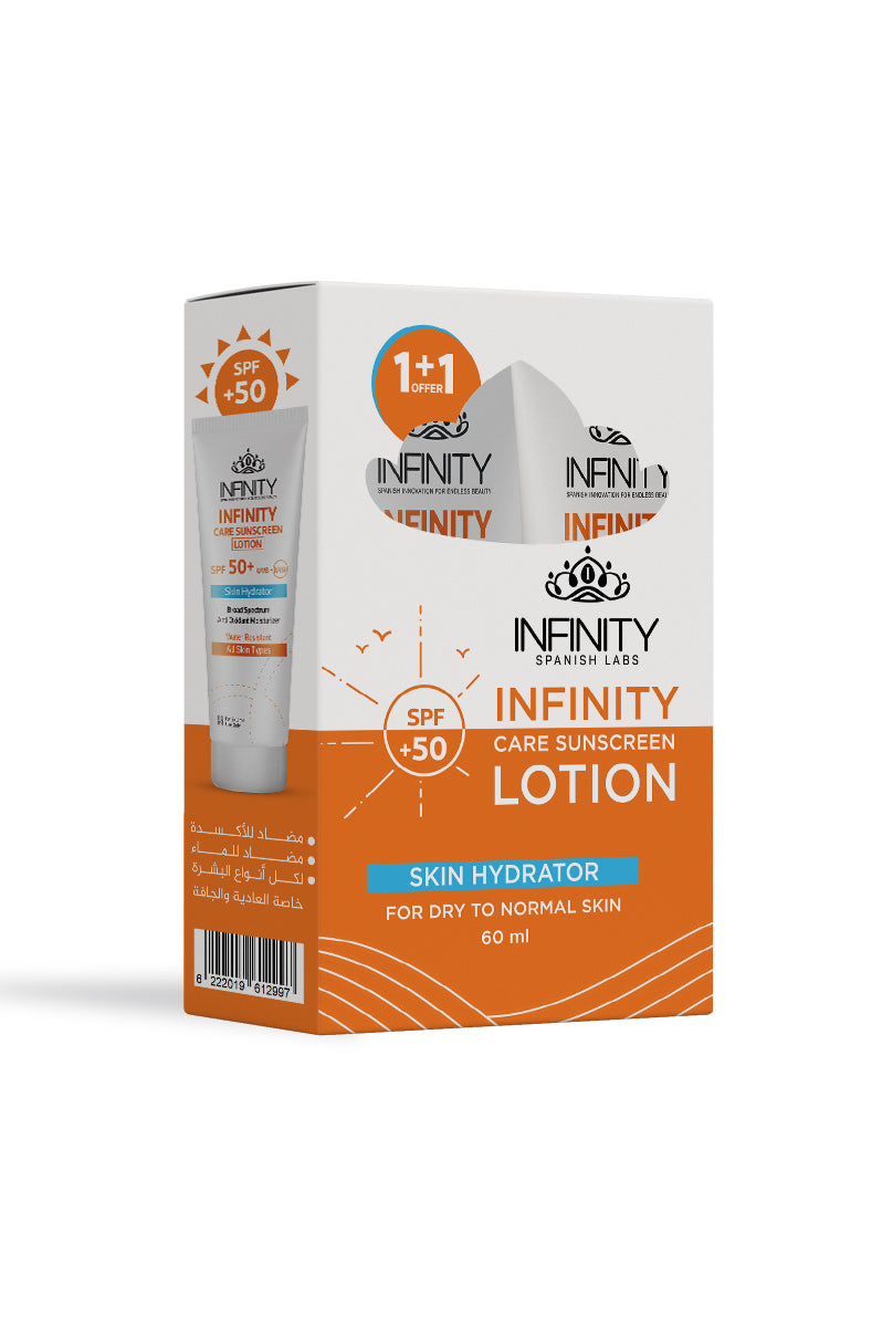 Infinity Care Sunscreen Lotion SPF50+ - Promopack – Infinity Clinic Pharma