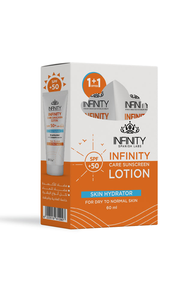 Infinity Care Sunscreen Lotion SPF50+ - Promopack – Infinity Clinic Pharma