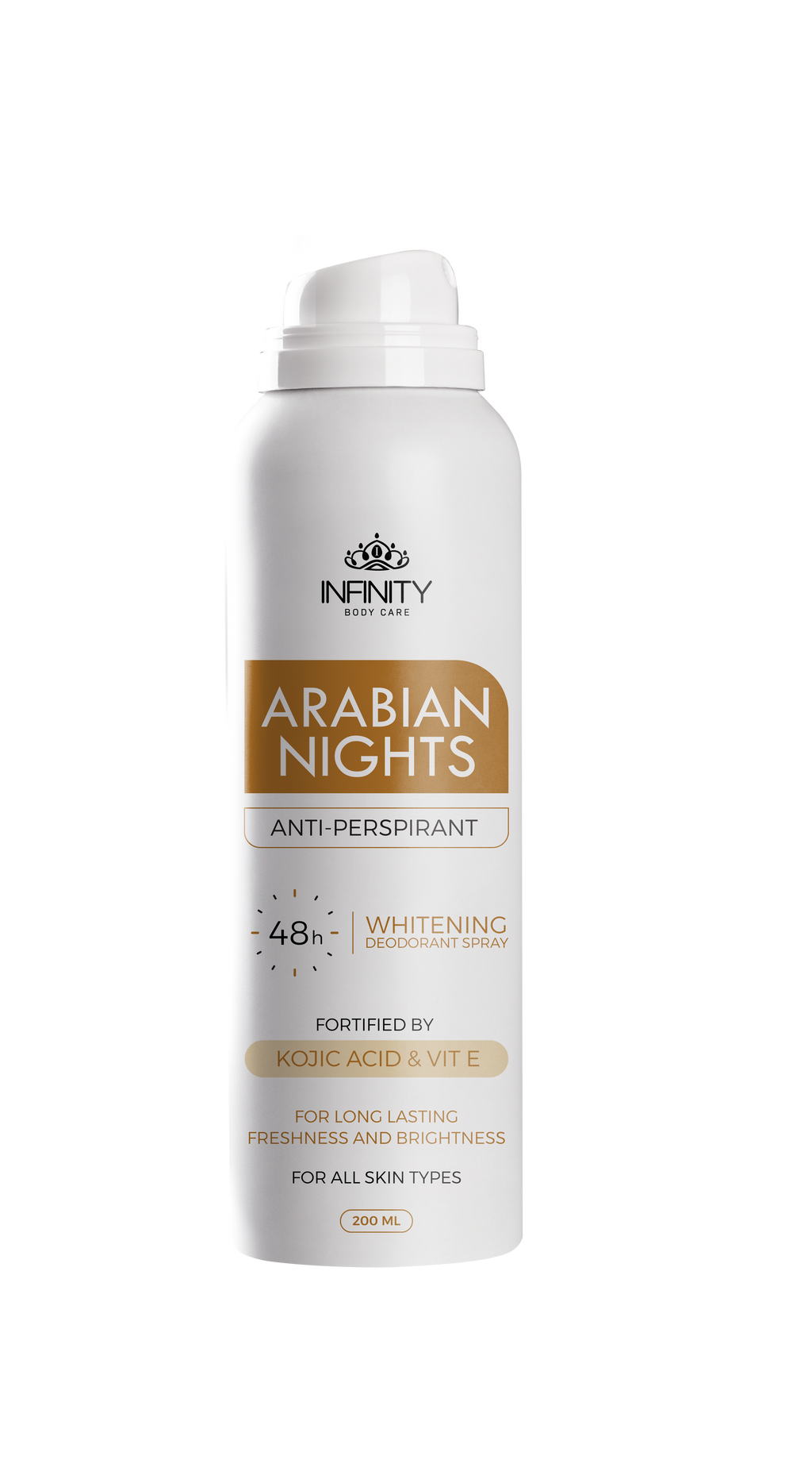 Infinity Deodorant Spray Anti-Perspirant Arabian Night – Infinity ...