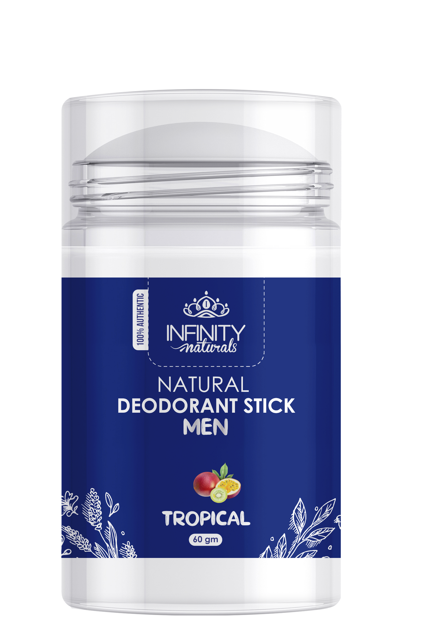 Infinity Natural Deodorant Stick Tropical for Men – Infinity Clinic Pharma