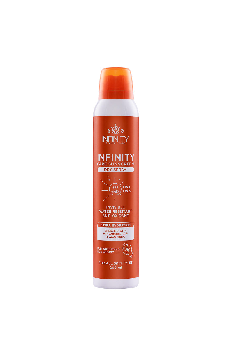 Infinity Care Sunscreen Dry Spray SPF50+ | Best Sunscreen Dry Spray ...